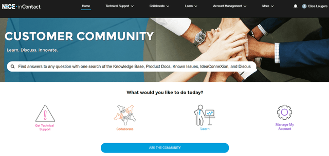 Global Customer Community – Popular Discussions and New Features | NiCE