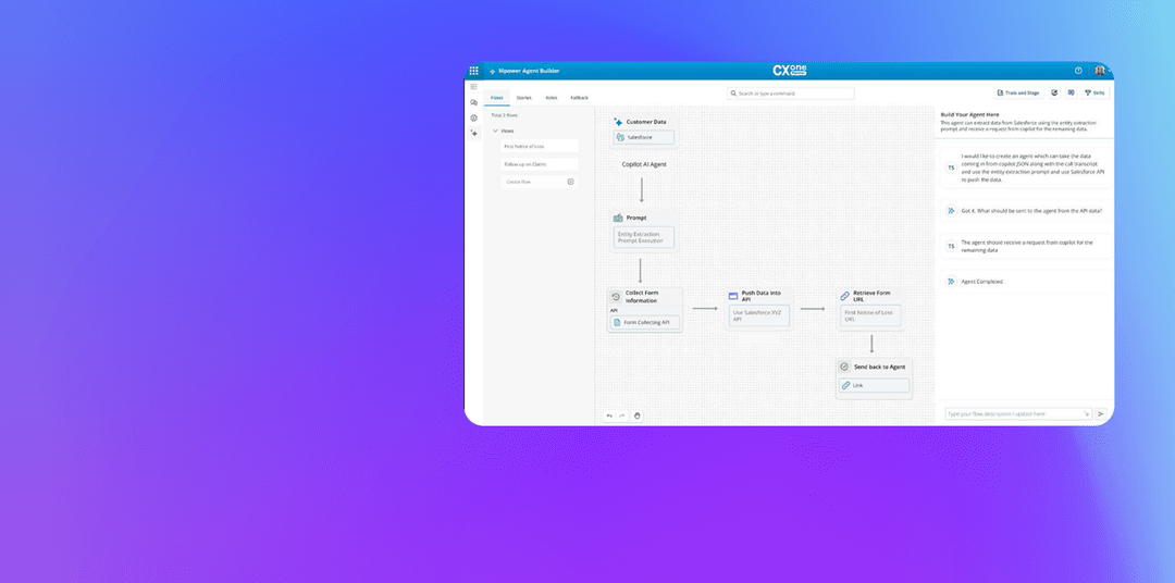 Build No-Code AI Agents with Your Data | CXone Mpower Agents