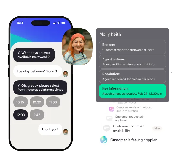 AI automated agent notetaking for customer experience | NiCE