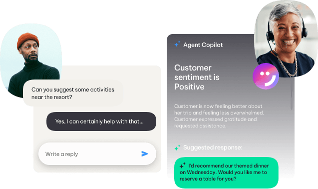 AI copilot for customer service agents | NiCE