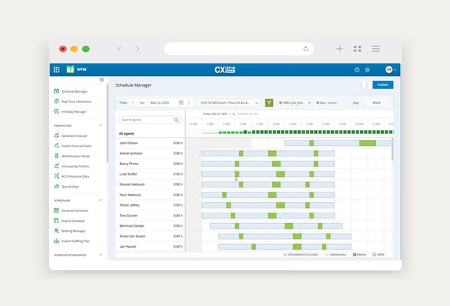 AI Workforce Management for Contact Centers | NiCE