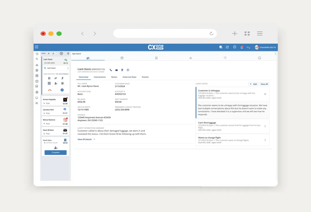Agent Workspace Software | NiCE