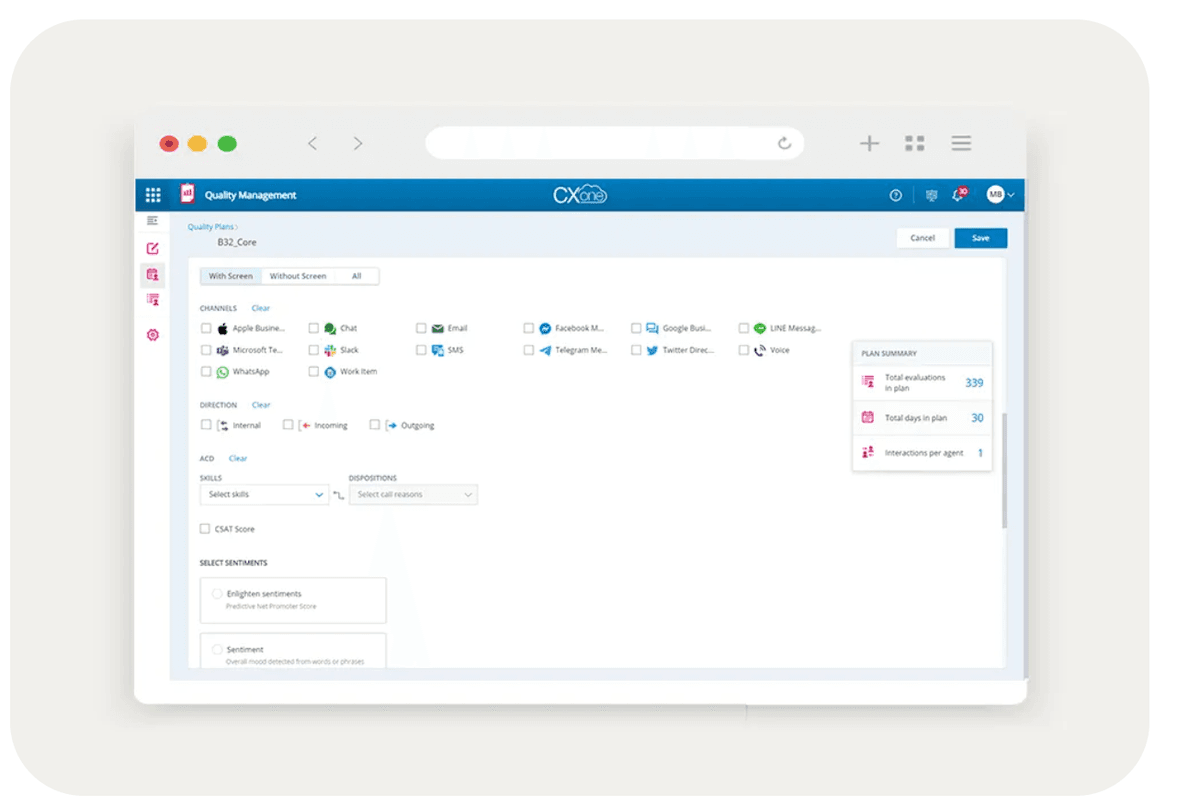AI CX Quality Management | NiCE